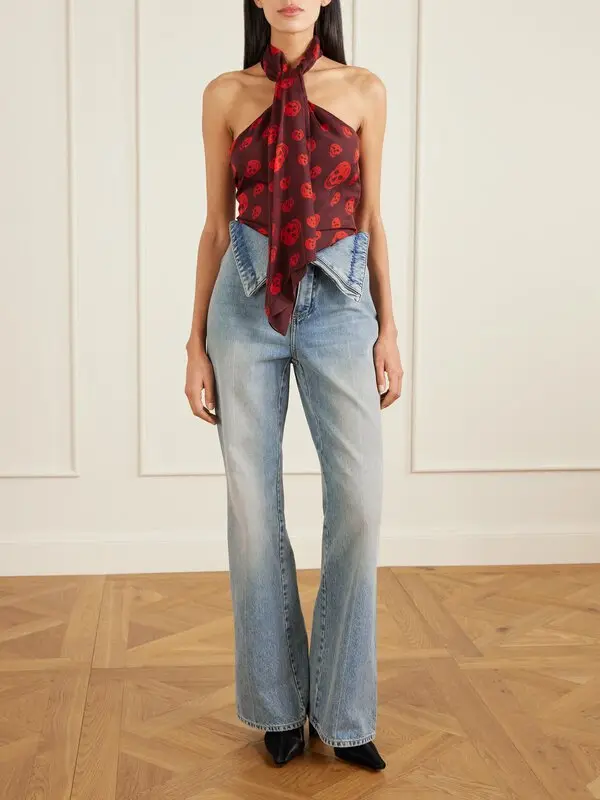 Alexander McQueen High-rise Flared Jeans