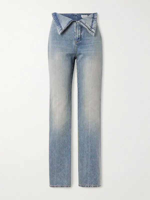 Alexander McQueen High-rise Flared Jeans - Blue
