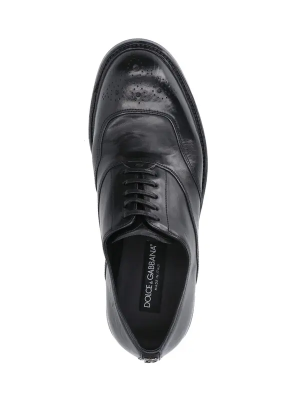 Dolce & Gabbana Marsala Derby Shoes