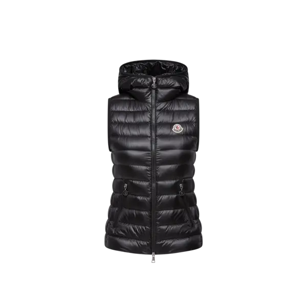 Moncler Glygosse Hooded Down Gilet - Black