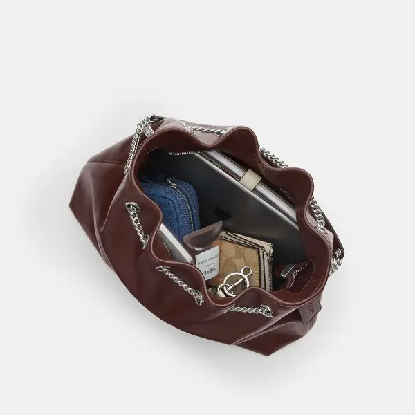 COACH OUTLET Evelyn Shoulder Bag - Silver/maple