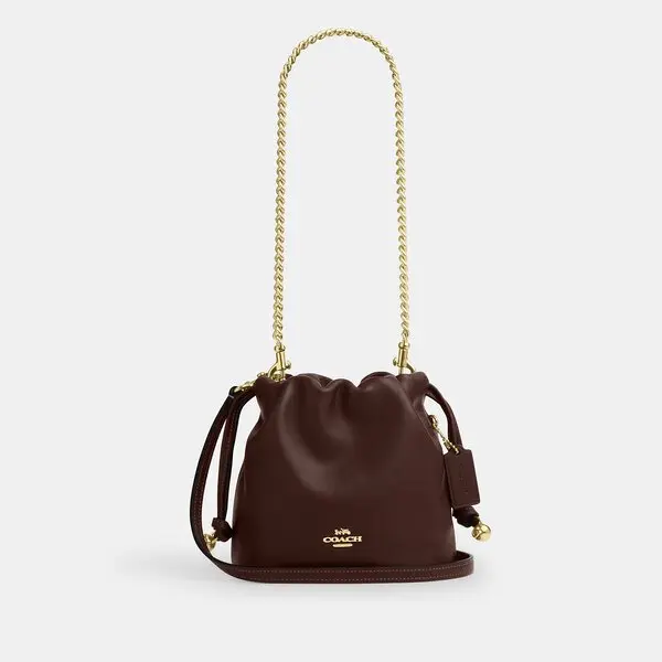 COACH OUTLET Coach Faye Mini Drawstring Bag - Gold/maple