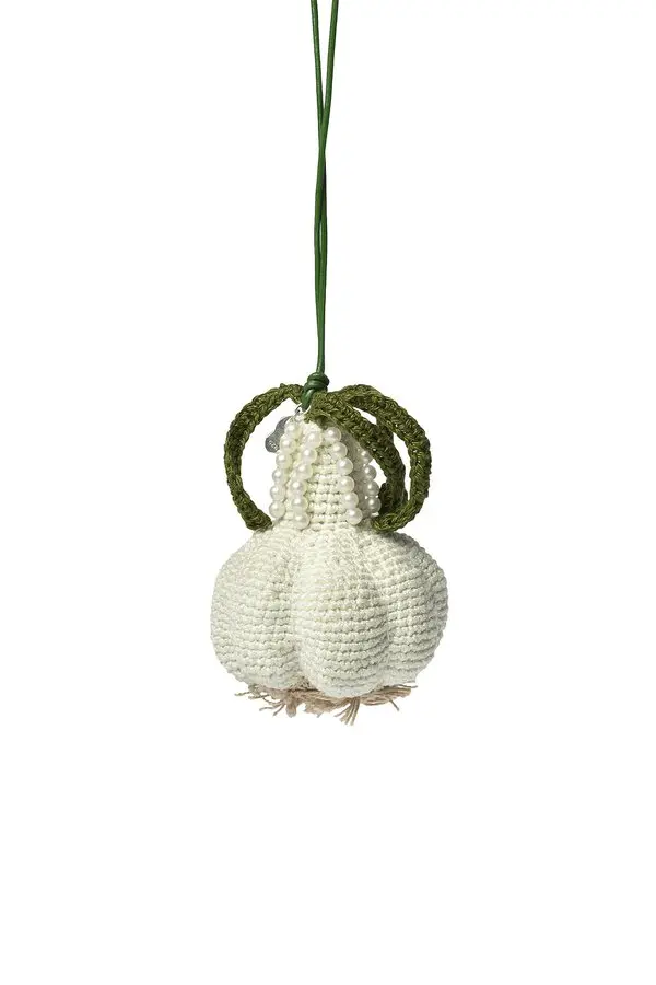 GOHAR WORLD Crochet Bag Charm - Garlic