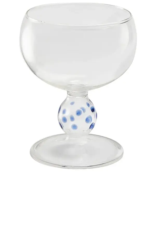 GOHAR WORLD Marseille Wine Glass - Blue