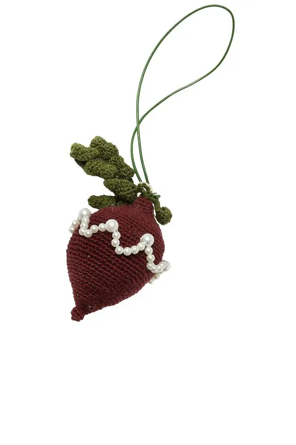 GOHAR WORLD Crochet Bag Charm - Beet
