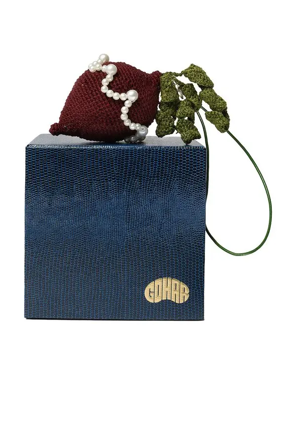 GOHAR WORLD Crochet Bag Charm - Beet