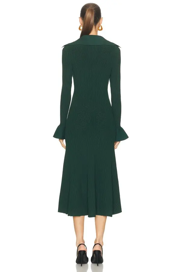 SELF-PORTRAIT Keyhole Midi Dress