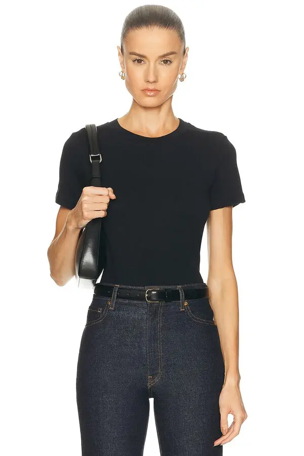 American Vintage Sonoma T-shirt In White - Noir