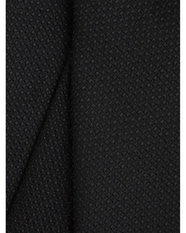 REISS Ceremony Textured Tie - Black