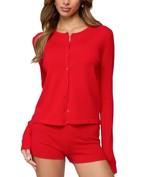 EDIKTED Maycee Button Up Knit Cardigan