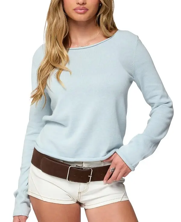 EDIKTED Relaxed Fit Cotton Sweater