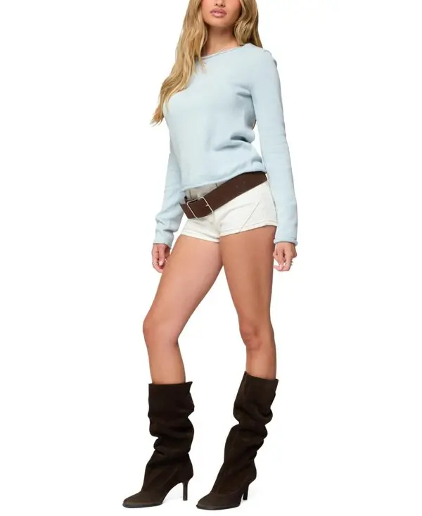 EDIKTED Relaxed Fit Cotton Sweater