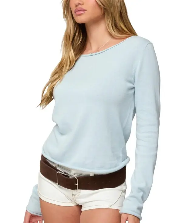 EDIKTED Relaxed Fit Cotton Sweater