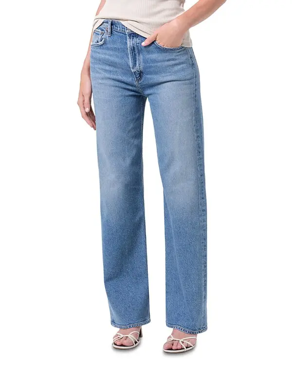 AGOLDE Ren High-rise Wide-leg Jeans