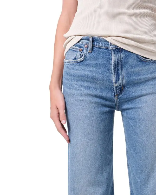 AGOLDE Ren High-rise Wide-leg Jeans