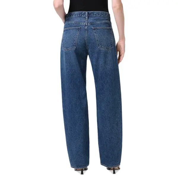 AGOLDE Arc High Rise Straight Crisscross Jeans - Form