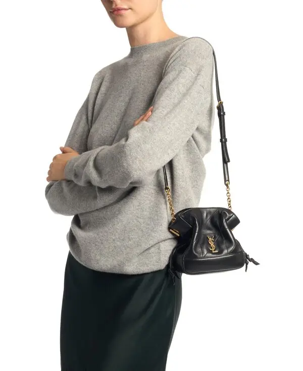 Saint Laurent Jamie Mini Shoulder Pouch - Black