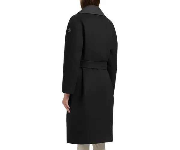 Moose Knuckles Lafleur Wool Blend Long Wrap Coat