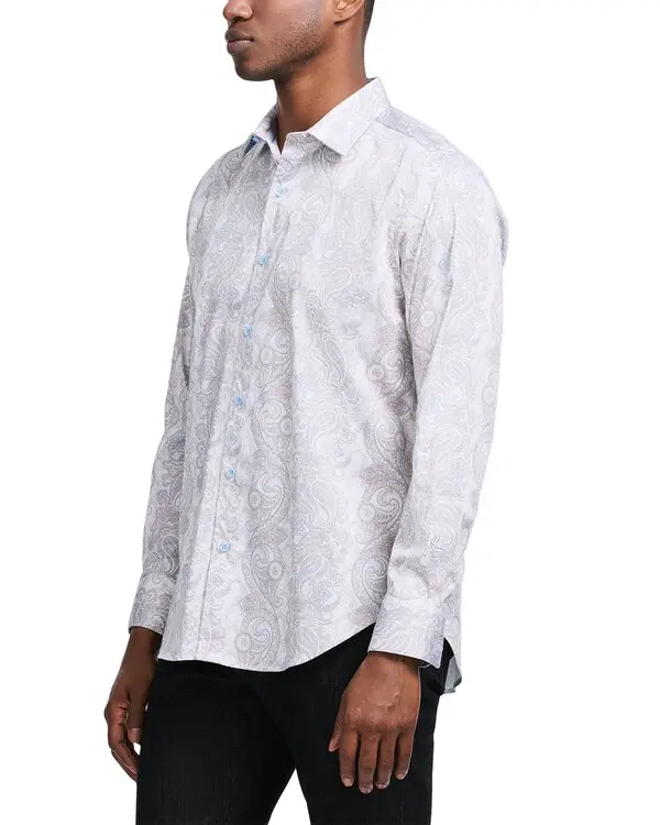 Robert Graham Auberry Printed Long Sleeve Button Front Shirt