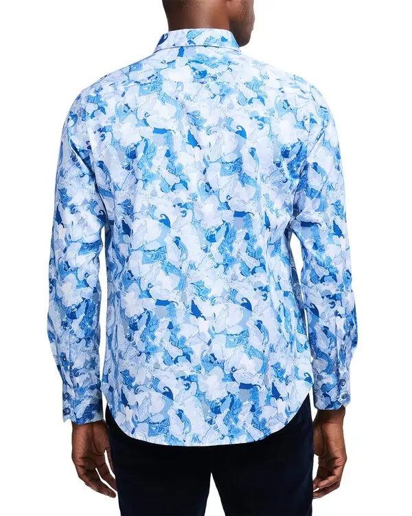 Robert Graham Baskerville Printed Long Sleeve Button Front Shirt