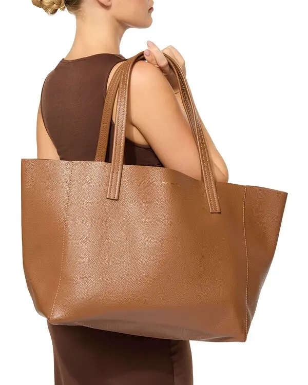 Kurt Geiger Violet Large Leather Shopper Tote - Brown
