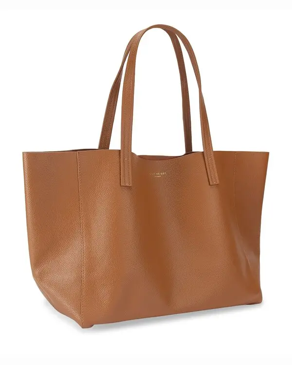 Kurt Geiger Violet Large Leather Shopper Tote - Brown
