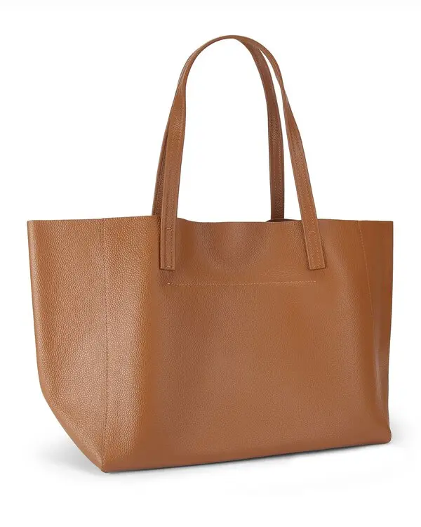 Kurt Geiger Violet Large Leather Shopper Tote - Brown