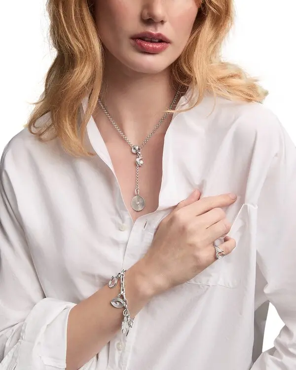 Adina Reyter 14k Yellow Diamond Crescent Moon Pendant