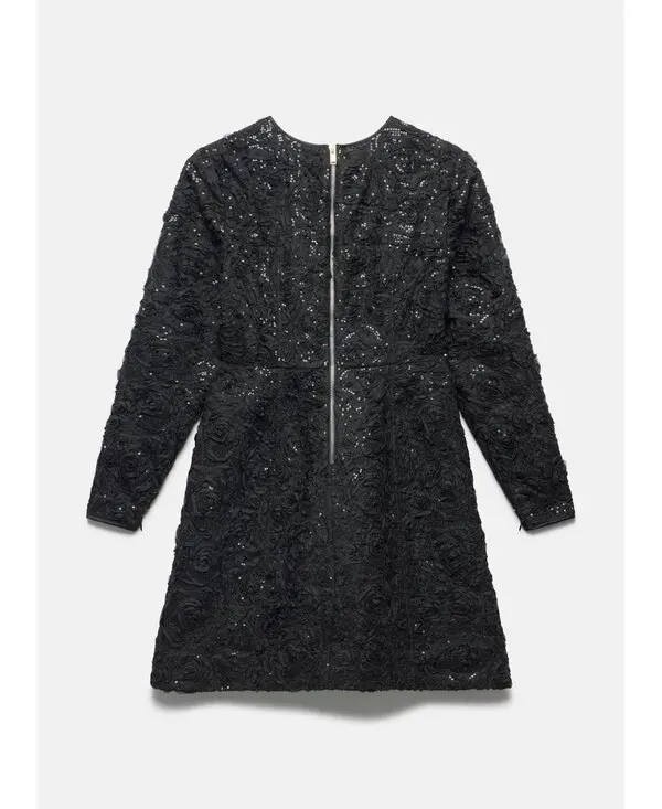 Mint Velvet Sequin Applique Mini Dress