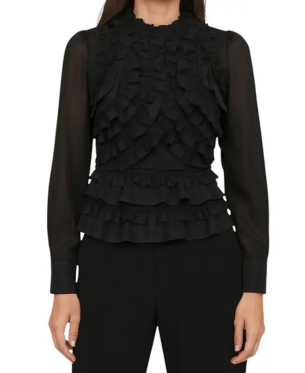 Mint Velvet Ruffle Detail Blouse