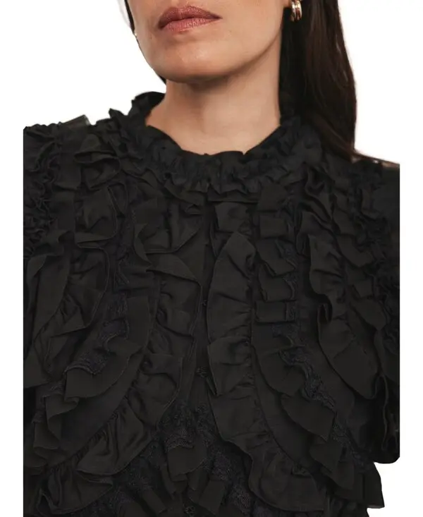 Mint Velvet Ruffle Detail Blouse