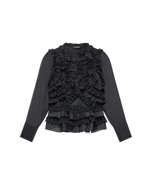 Mint Velvet Ruffle Detail Blouse