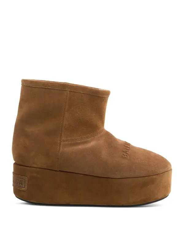 Balenciaga Alaska Platform Boots - Brown