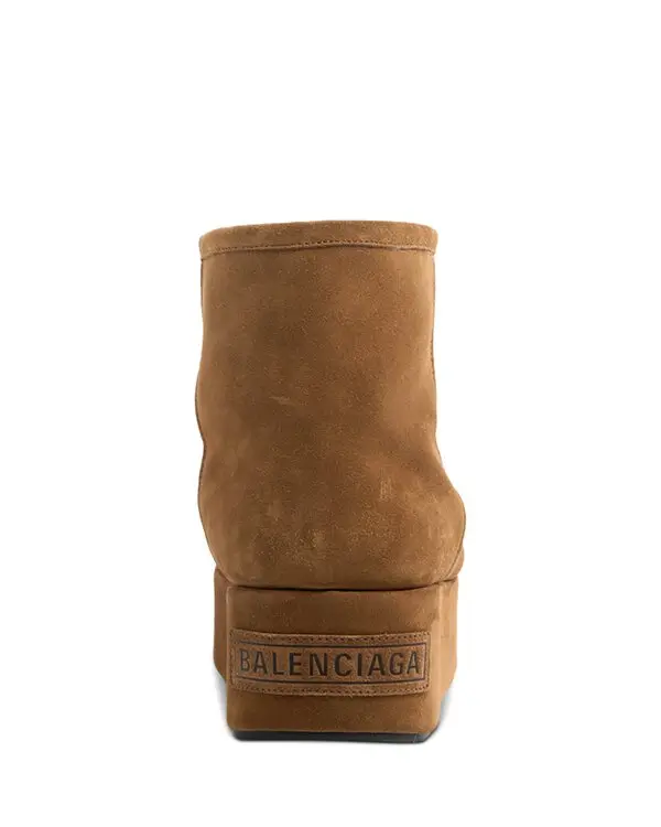 Balenciaga Alaska Platform Boots - Brown