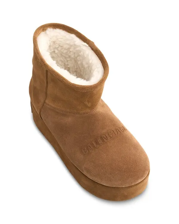 Balenciaga Alaska Platform Boots - Brown