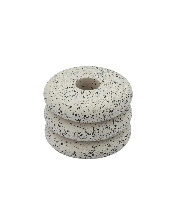 TOV FURNITURE Gabby Speckled Stacked Candleholder