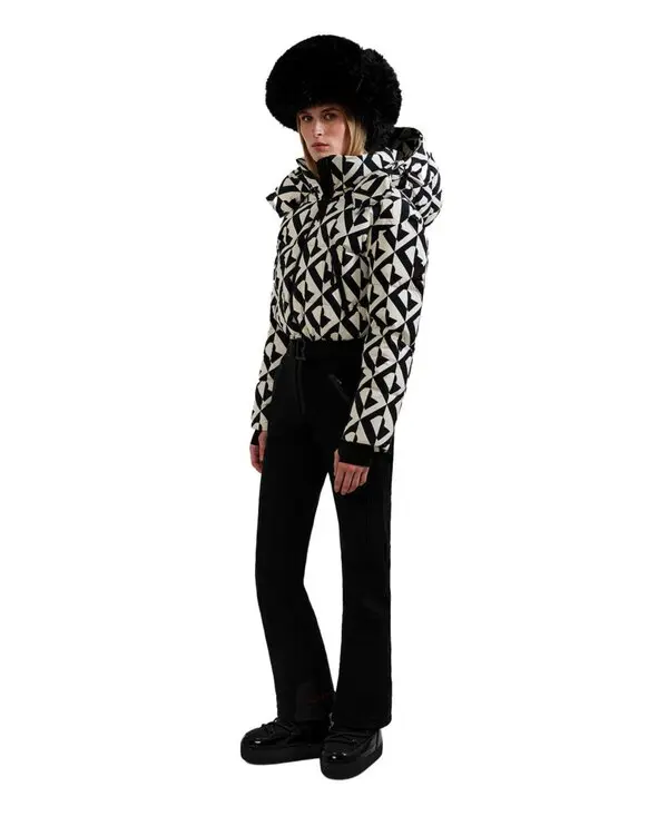 Rudsak Dinara One-piece Puffer Ski Suit - Vanilla Monogram