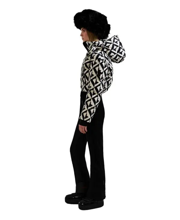 Rudsak Dinara One-piece Puffer Ski Suit - Vanilla Monogram