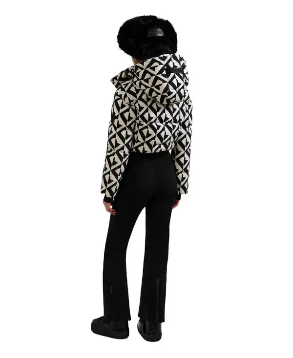 Rudsak Dinara One-piece Puffer Ski Suit - Vanilla Monogram