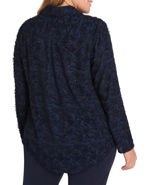 NIC+ZOE Clipped Jacquard Top