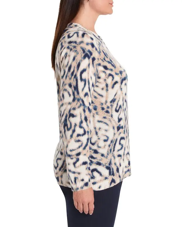 NIC+ZOE Printed Pullover Sweater