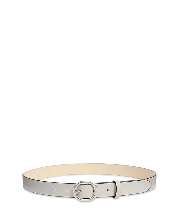 Rag & Bone Audrey Hip Belt - Ivory/silver