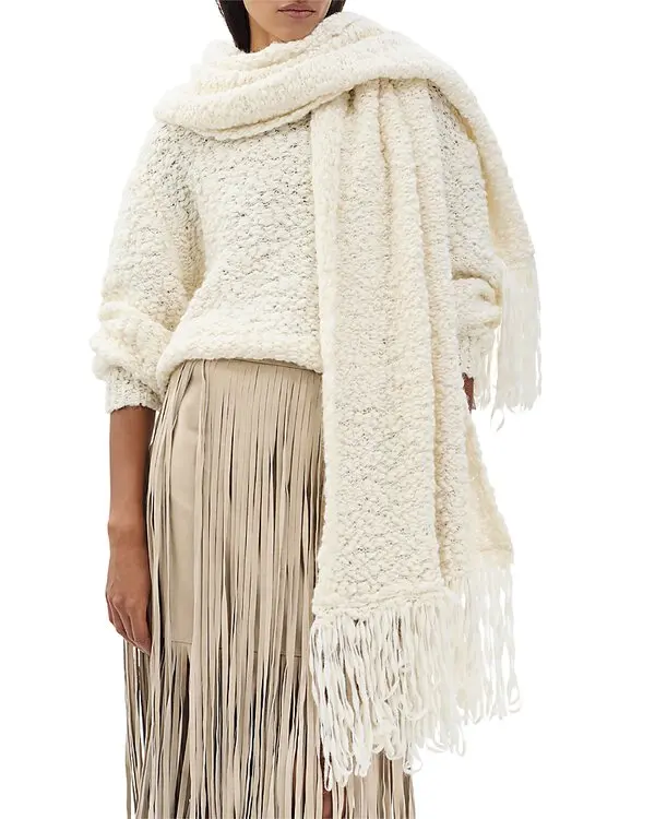 Rag & Bone Luisa Scarf Long Sleeve Sweater