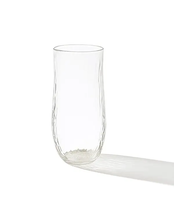 THE COLLECTIVE HOME Pebbled Tall Vase - Clear
