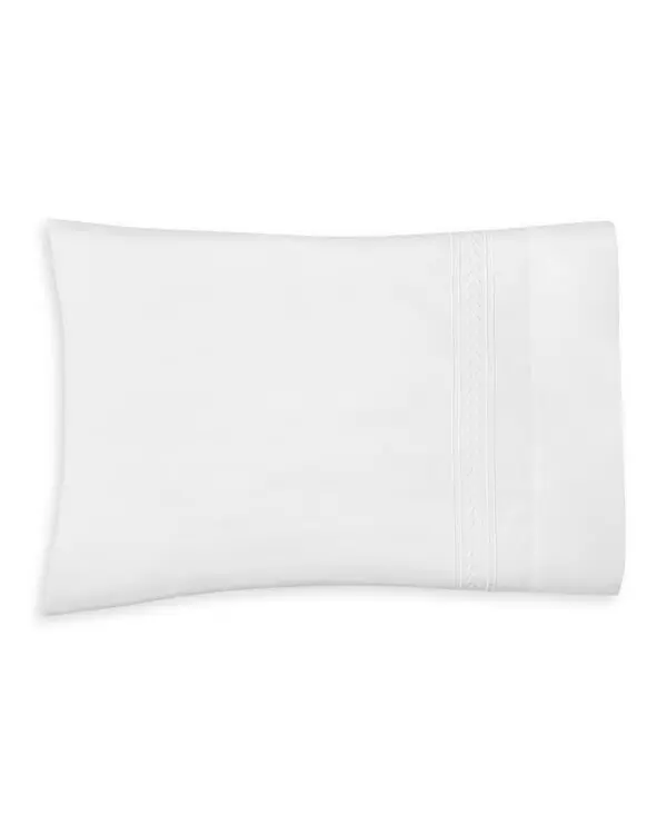 PRATESI Impero Standard Pillowcase - White/white