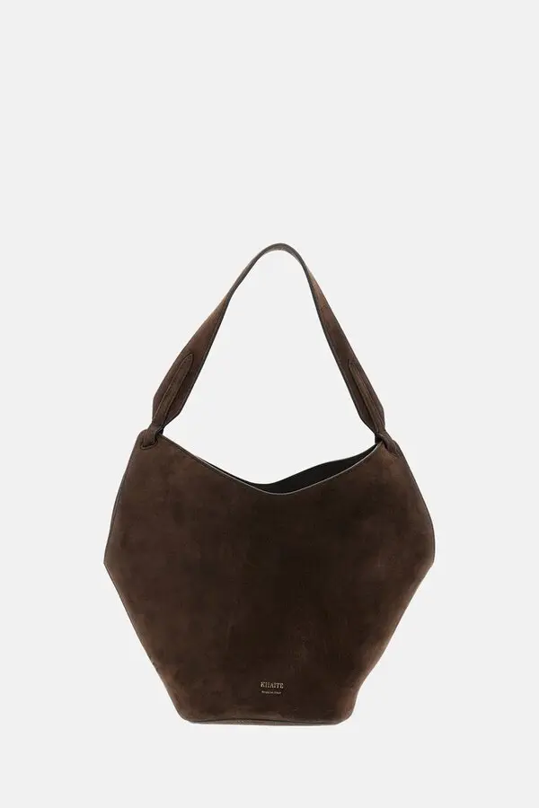 Khaite Lotus Mini Tote - Marrone