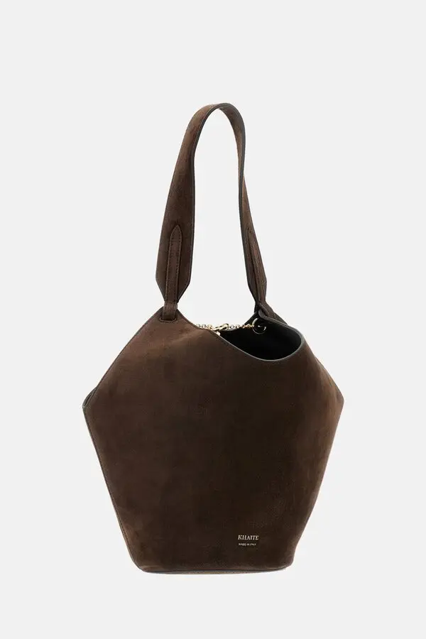 Khaite Lotus Mini Tote - Marrone