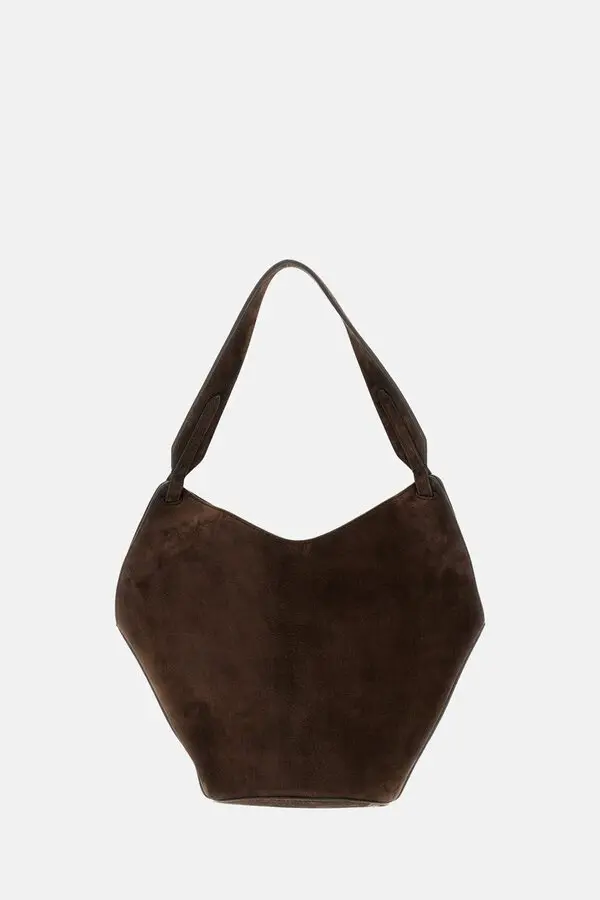 Khaite Lotus Mini Tote - Marrone