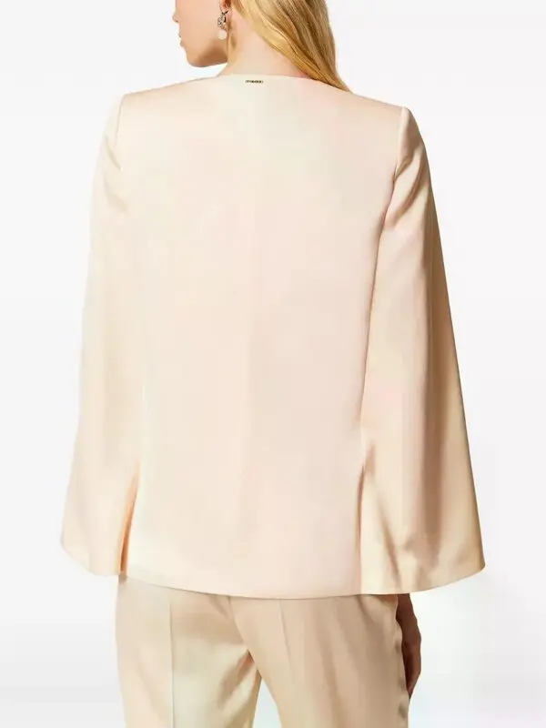 TWINSET Cape-detail Satin Blazer