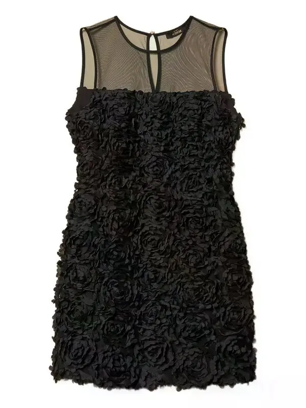 TWINSET Floral Tulle Mini Dress